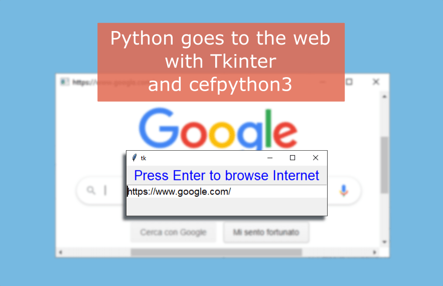 Python goes to the web: cefpython and tkinter | python programming