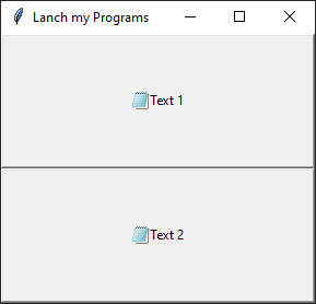 Tkinter application launcher (Python GUI) | python programming