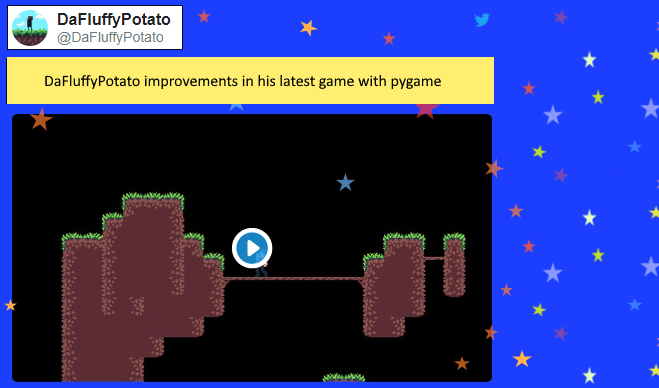 DaFluffyPotato pygame progress – python programming