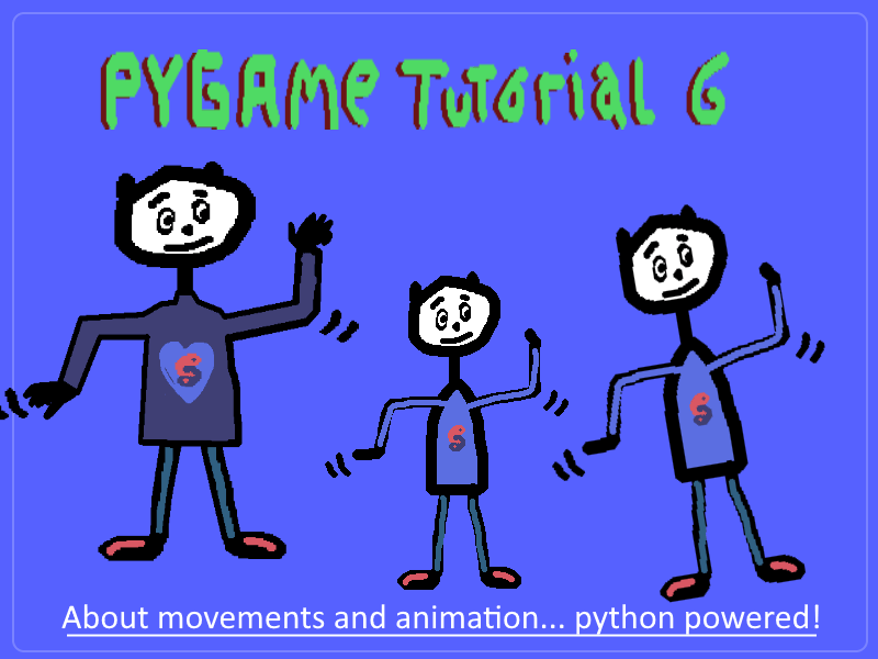 Pygame Tutorial 1 Part 6 Movements And Animation Python Programming 