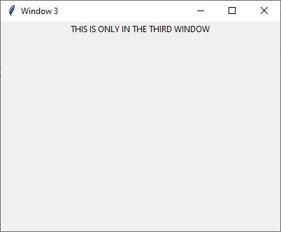 Tkinter advanced: more windows that you can open once | python programming