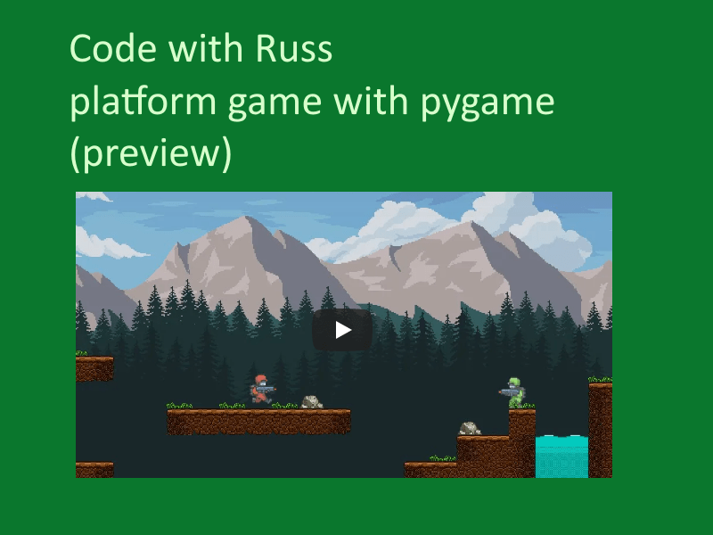 Code with Ross platform videogame | python programming