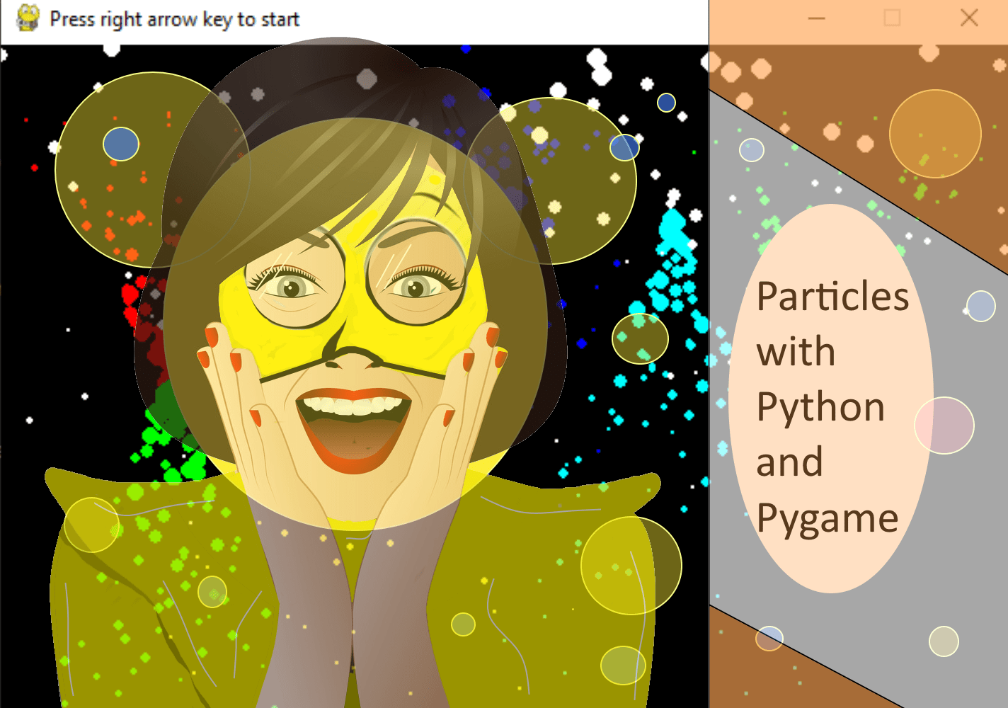 How To Make A Splash Text Page With Pygame Python Programming