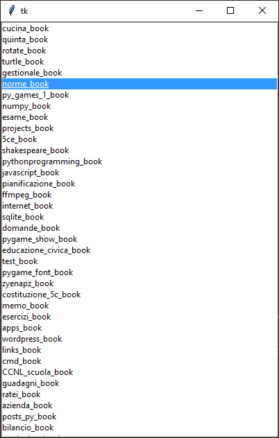 How To Put A List In A Listbox With Tkinter To Open Them With Double ...