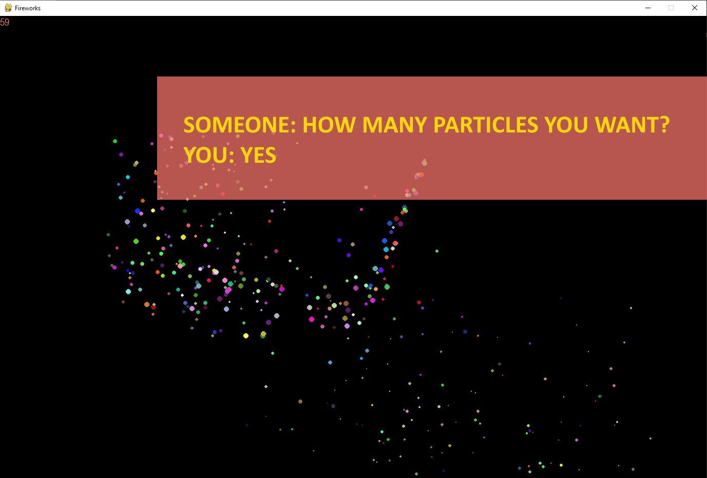How many particles you want? Yes – python programming
