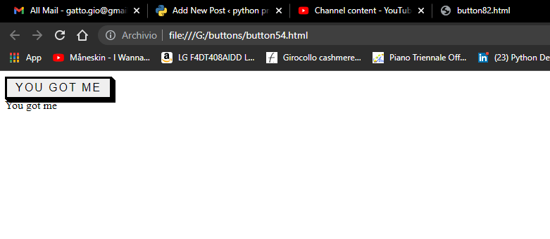 Making nice buttons with css and javascript – python programming