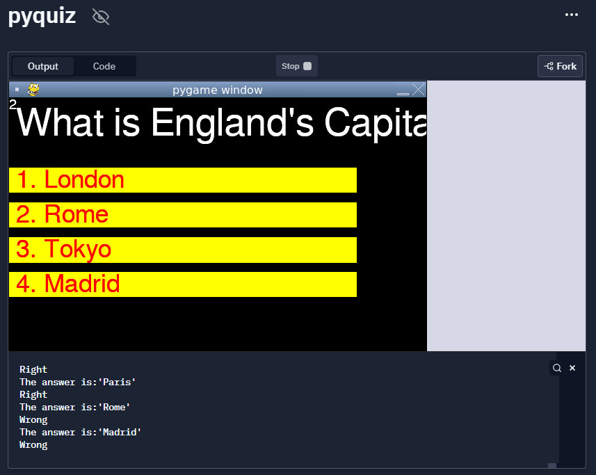 Ow To Make A Quiz In Pygame update Python Programming Ow To Make A Quiz In Pygame update Python Programming