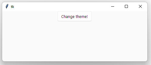 How to change theme to tkinter: get the Sun Valley theme – python programming