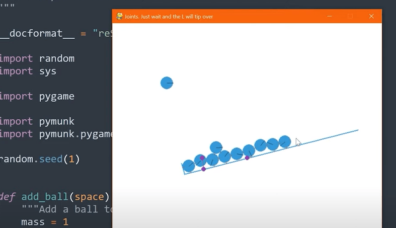How to add Physic to games with Python and PyMunk – python programming