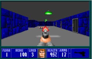 DUGA, Wolfenstein 3d kinda game in Python – python programming