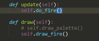 How to make Doom fire with Pygame – python programming