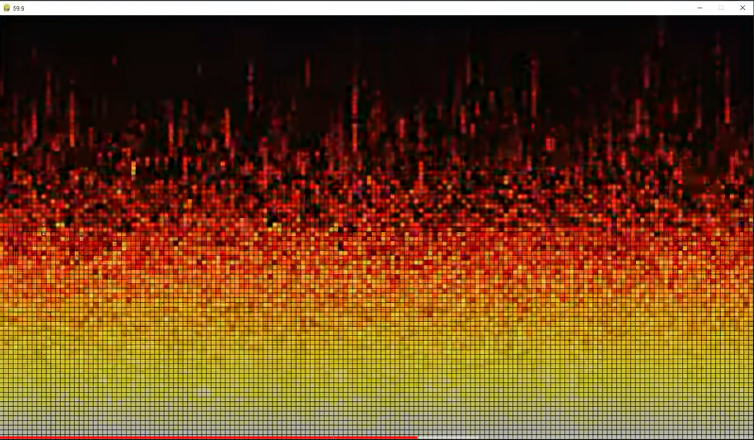 How to make Doom fire with Pygame – python programming