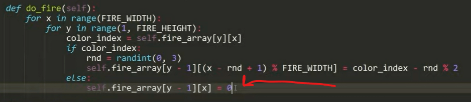 How To Make Doom Fire With Pygame Python Programming
