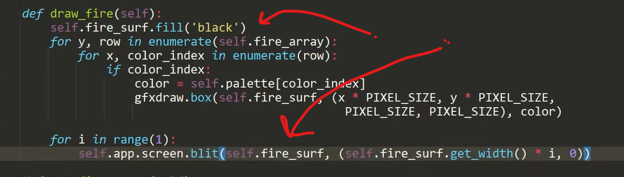 How To Make Doom Fire With Pygame Python Programming 0271