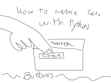 How To Create Buttons Is A Gui With Python And The Module Tkinter