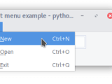Create A File Menu In Python Pyqt Python