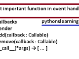 Event Handling In Python Tutorials Point Pythonslearning