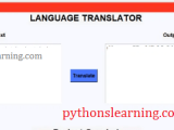 How To Build A Simple Language Translator Using Python Pythonslearning