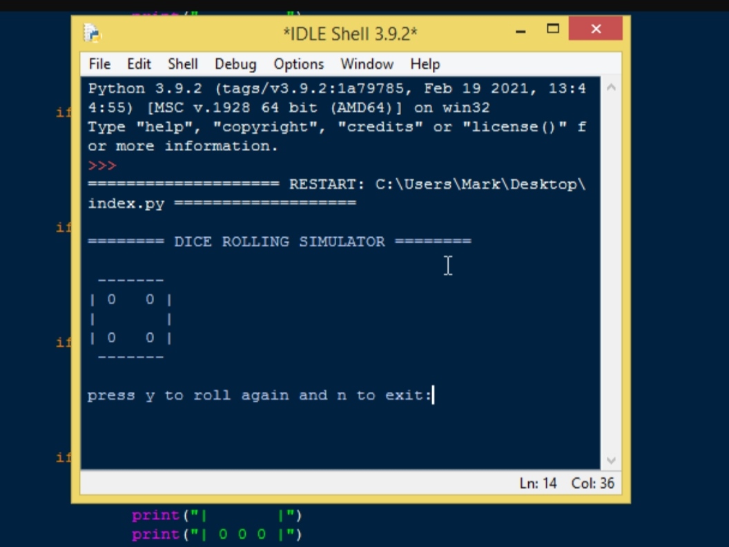 Dice Rolling Simulator Project In Python Python Source Code