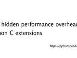 The Hidden Performance Overhead Of Python C Extensions