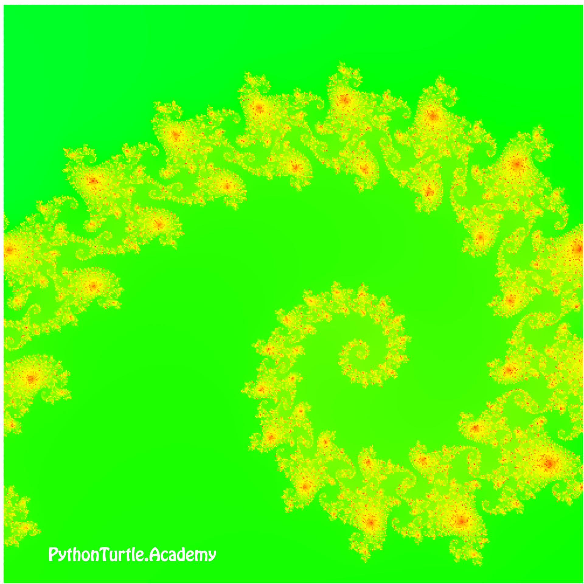 Zooming into Mandelbrot Set – Python and Turtle