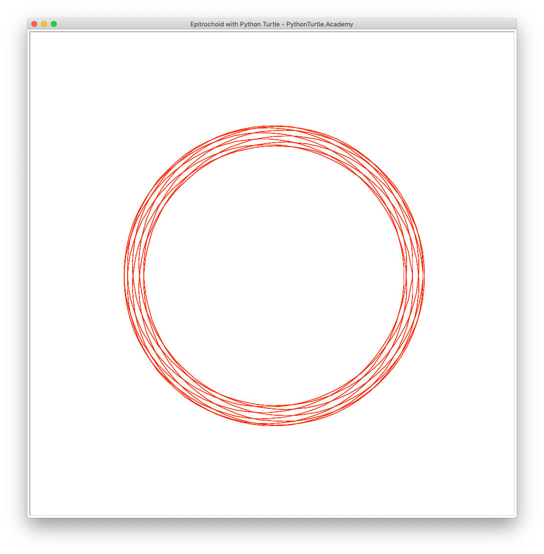Epitrochoid Animation With Python Turtle Python And Turtle