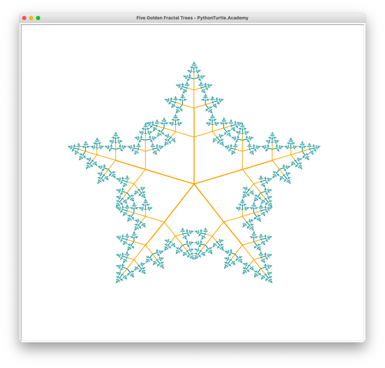 Fractal Tree With Python Turtle Source Code Python And Turtle