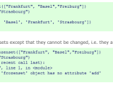 Python Dictionary Sets And Frozen Python Basics Tutorial