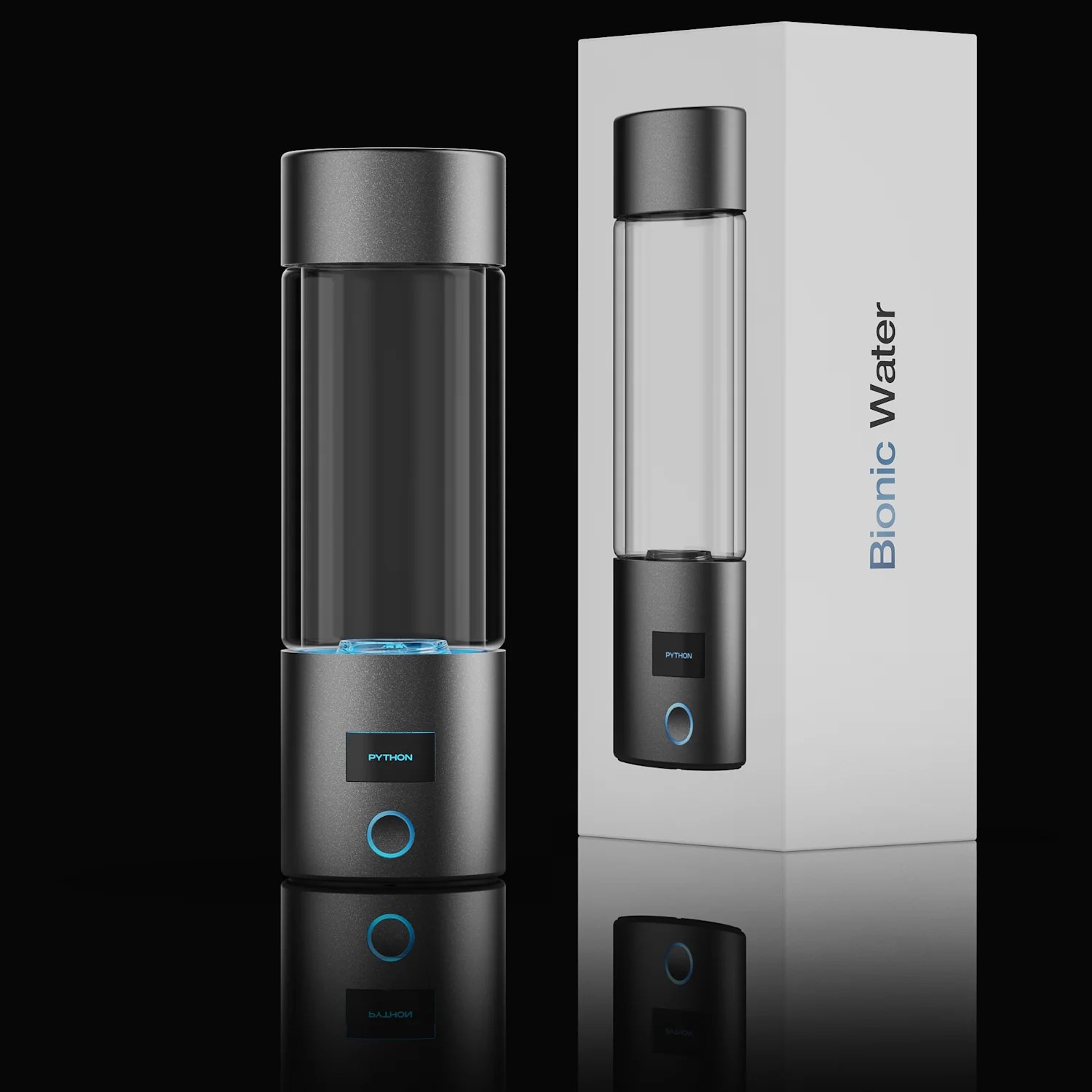 Python H2 Bionic Molecular Hydrogen Water Bottle Python