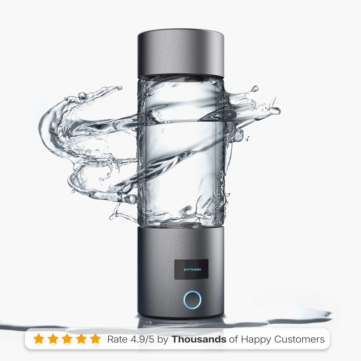 Python H2 Bionic Molecular Hydrogen Water Bottle Python Water