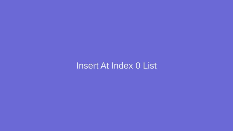 Python List Insert Function End Front List Into List Example - Best Dark Designs in Full HD