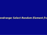 Python Randrange Select Random Element From Range