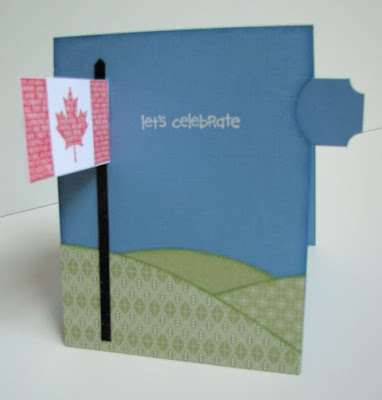 Waving Flag Card Tutorial - Qbees Quest