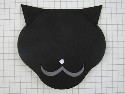 Cat Shaped Card Tutorial - Qbees Quest