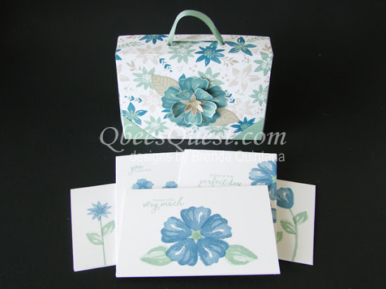 Suitcase Note Card Box Tutorial - Qbees Quest