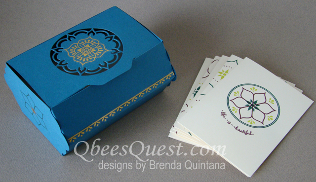 Note Card Treasure Chest Tutorial - Qbees Quest