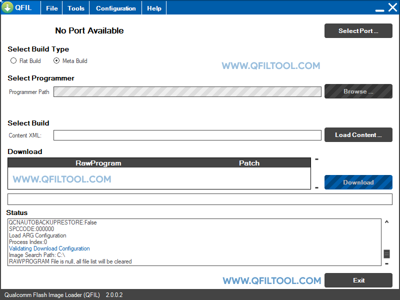 QFIL Tool v2.0.0.2 - Qualcomm QFIL Flash Tool