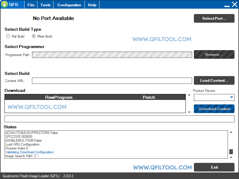 Qpst tool - paginsure