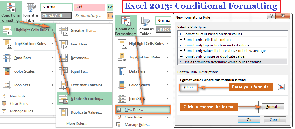 Excel 2013 Conditional Formatting 2372