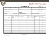 Control Plan Example Quality One