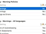 Xcode Warnings Turn Them Up To Eleven Quality Coding