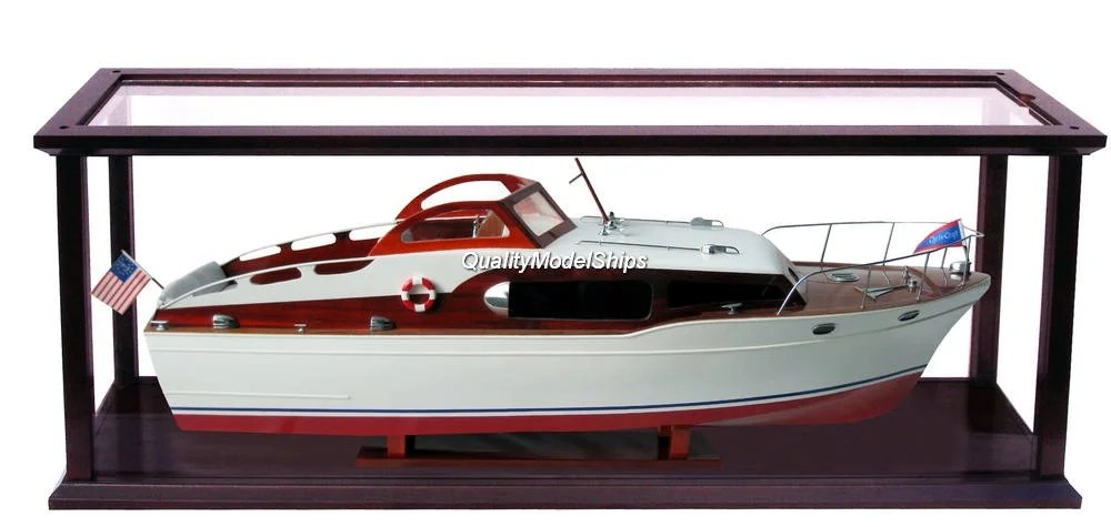 Ship Display Case for Speed Boats length 32" – 35" with Acrylic ...