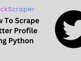 How To Scrape Twitter Profile Using Python Web Scraping And