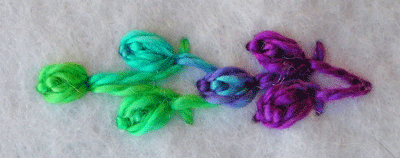 detached chain stitch | Quieter Moments