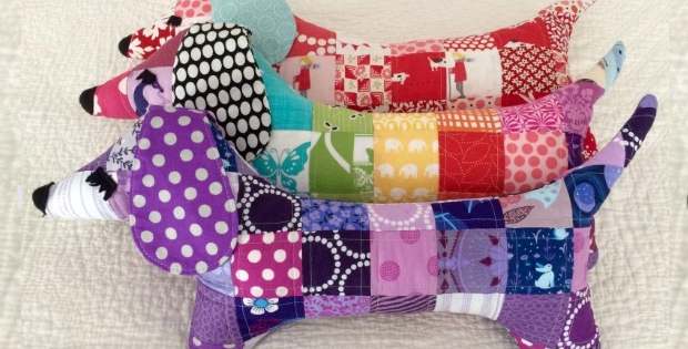 Patchwork Dachshund Perfect For Almost Every Dog Lover - Quilting Cubby