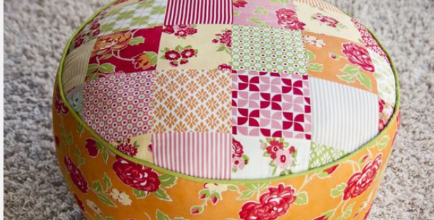 Charm Square Tuffets For A Trendy Coffee Setting - Quilting Cubby
