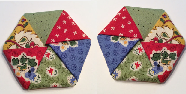 Hexie Coasters In A Flash - Quilting Cubby