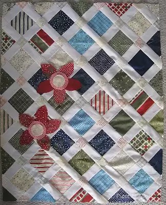Crazy Christmas Quilt