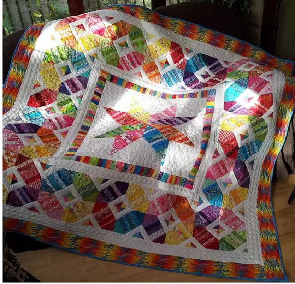 Scrap Happy Star Quilt Pattern 2 | Quilt Instructions