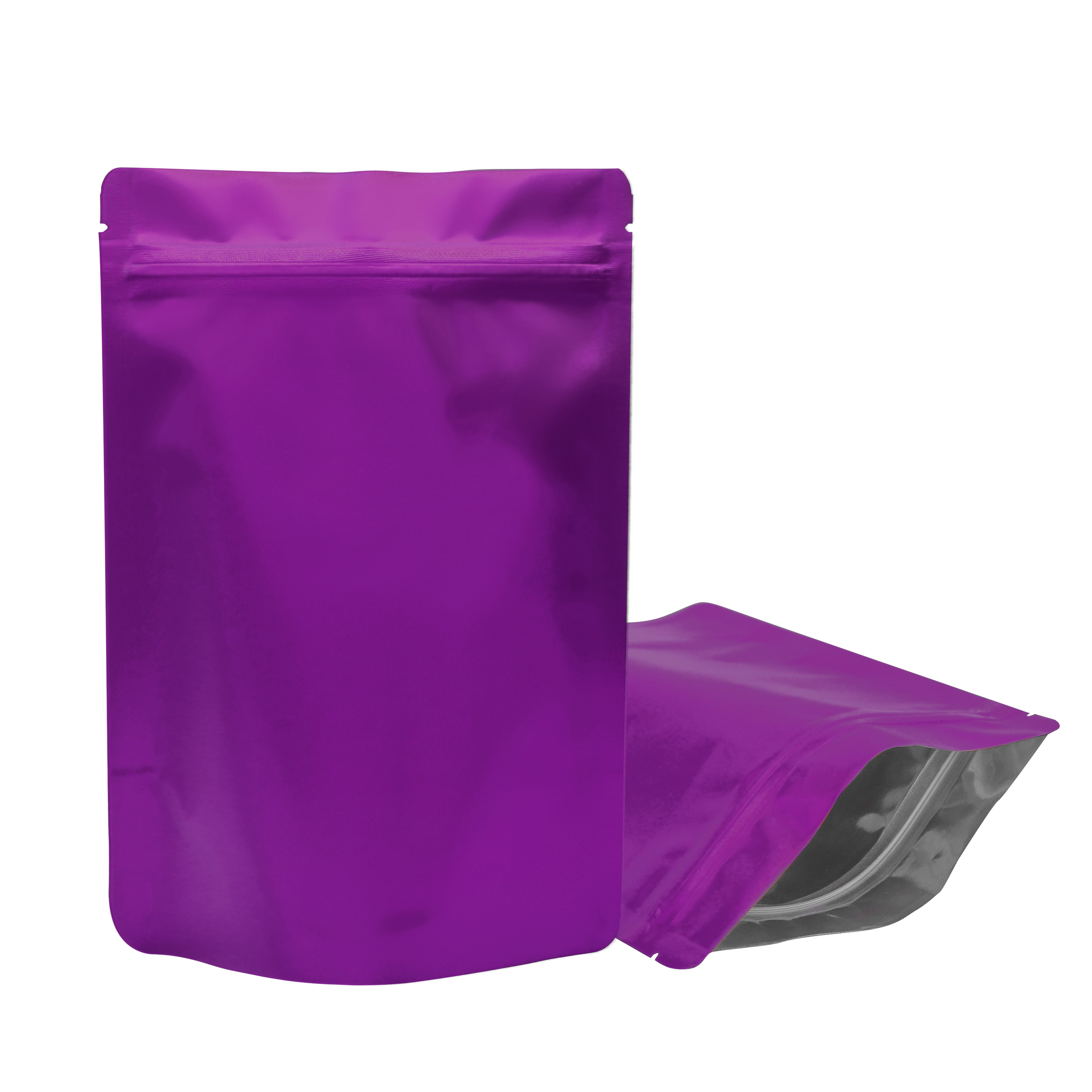 Stand Up Zip Lock Pouch Aluminium Purple Passion 100pcs - Malaysia #1 ...
